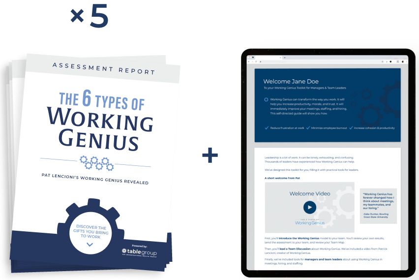 The Working Genius - ChurchStaffing
